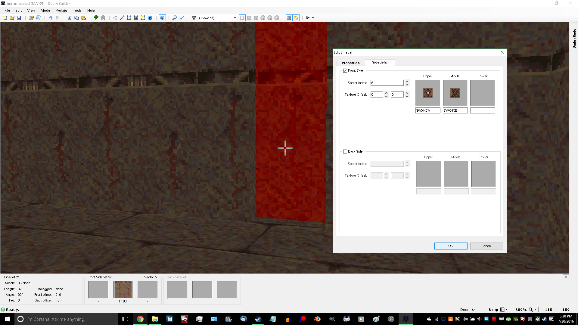 Doom Builder 64 – Making a switch