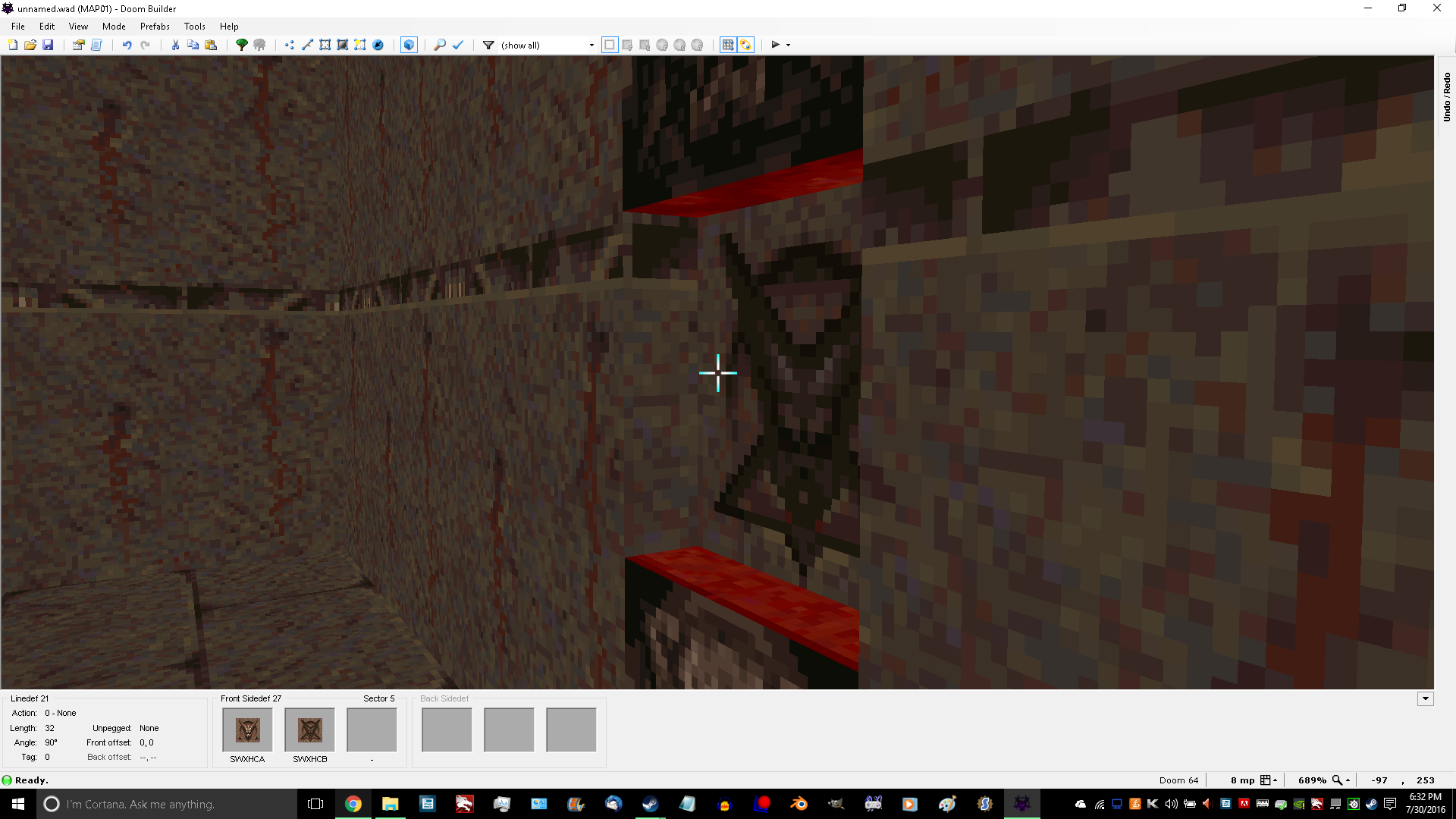 Doom Builder 64 – Making a switch