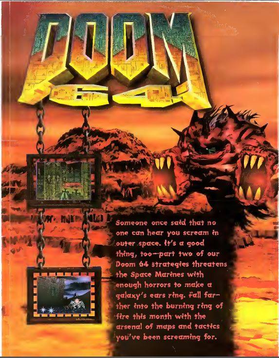 DOOM 64 Nintendo Power Scans