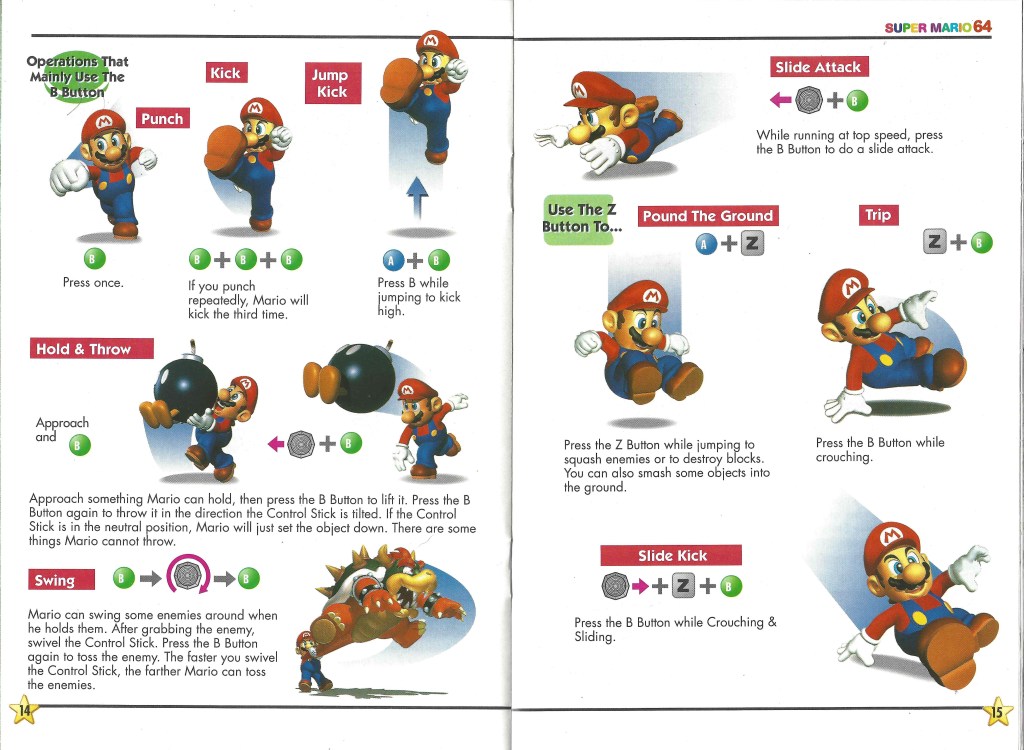 Super Mario 64 Scans